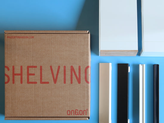 Shelving Samples | ON&ON Modular shelving | Made to Measure | UK